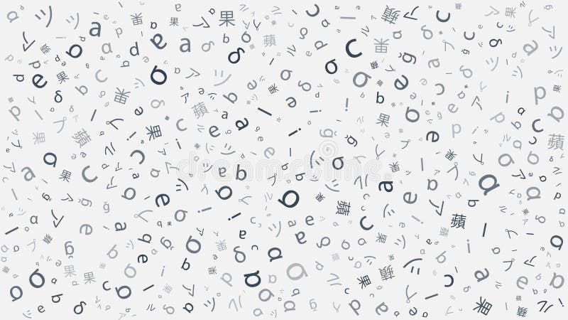 Various Colorful Random Randomly Placed, Sized and Oriented Mix of ...