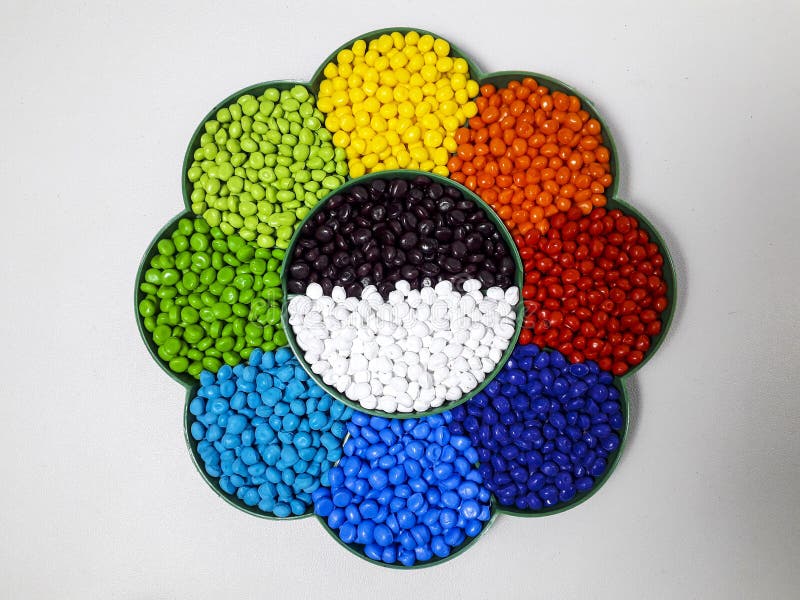 Various Colors Masterbatch Granule Stock Photo - Image of color ...