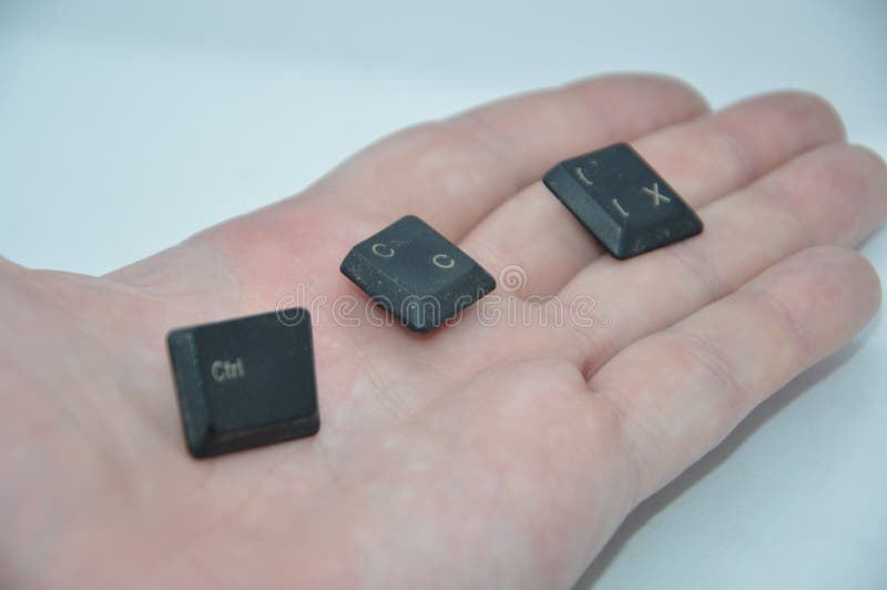Various Combination Of Keys Of The Computer Keyboard Stock Image Image Of Computer Close