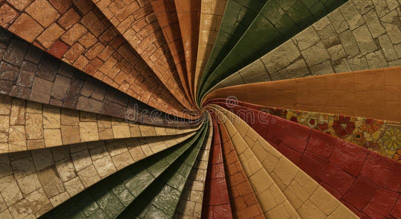 Various Cork Texture Swatches in Warm Colors Stock Illustration ...