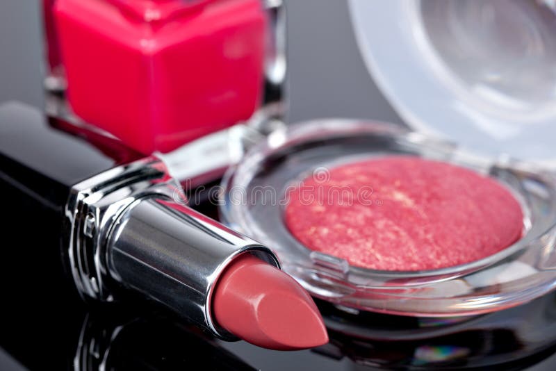 Various Cosmetics stock image. Image of nailpolish, personal - 31371879