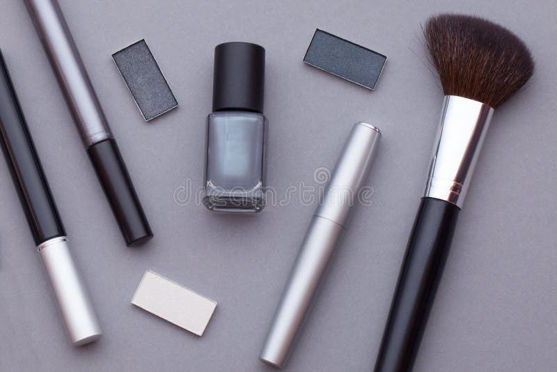 Various cosmetics. stock photo. Image of collage, white - 70544332