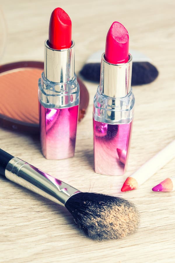 Various Cosmetics stock image. Image of cosmetics, gloss - 40281329