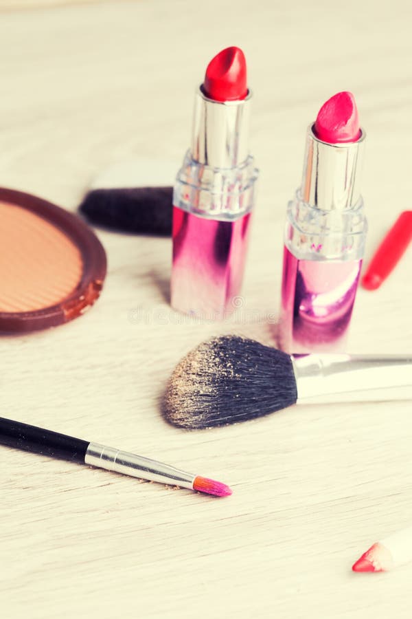 Various Cosmetics stock image. Image of gloss, personal - 40281617