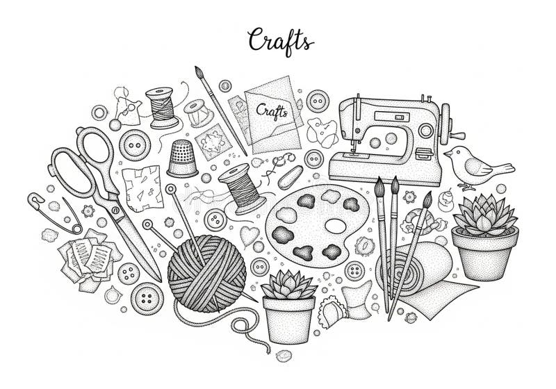 Ball Sewing Machine Stock Illustrations – 1,552 Ball Sewing Machine ...