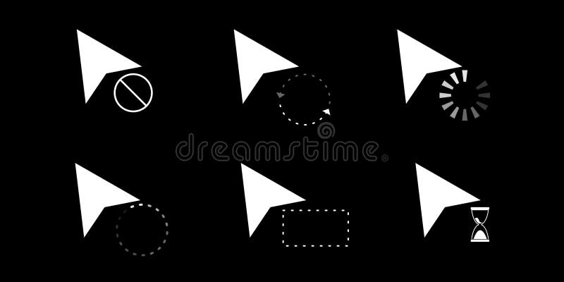 Various Cursor Pointer Stock Illustrations – 2,035 Various Cursor Pointer Stock Illustrations ...