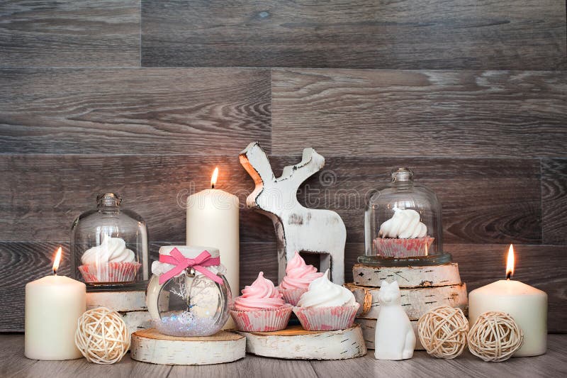 Various decor for sweets stock photo. Image of cream - 63223354