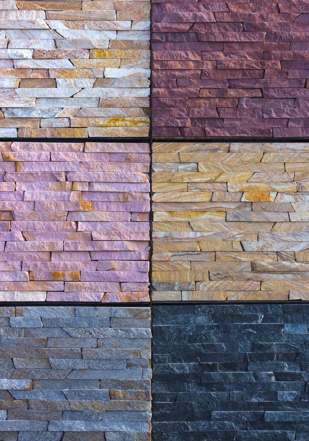 Various Decorative Tiles, and Natural Stone Samples Stock Photo - Image ...