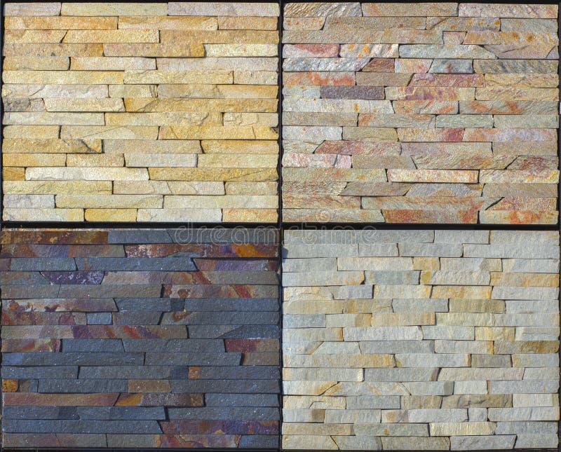 Various Decorative Tiles, and Natural Stone Samples Stock Photo - Image ...