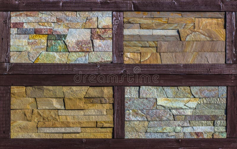Various Decorative Tiles, and Natural Stone Samples Stock Image - Image ...