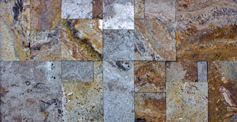 Various Decorative Tiles, and Natural Stone Samples Stock Image - Image ...
