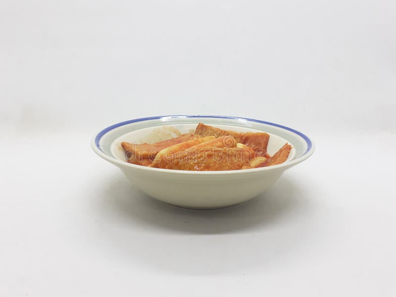 Various Delicious Food on White Isolation Background Stock Photo ...