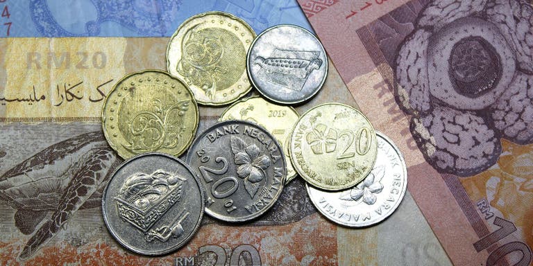 Currency from Malaysia Denominated in Ringgit and Sen Stock Image ...