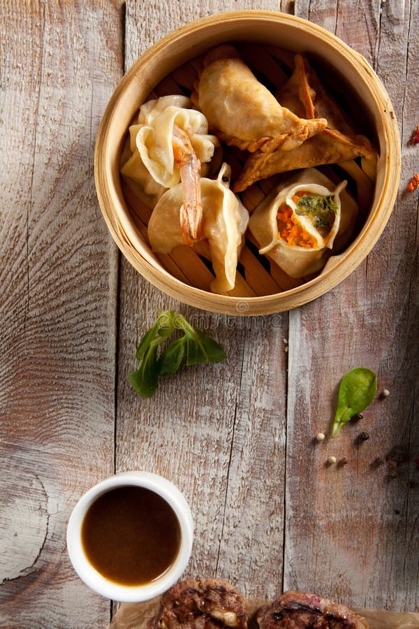 Various Dim Sum stock image. Image of dumpling, bamboo - 72542333 Various Dim Sum stock image. Image of dumpling, bamboo - 72542333