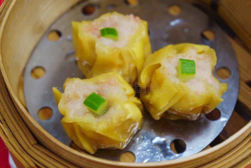 Various Dim Sum in Bamboo Steamed Bowl Stock Photo - Image of basket ...