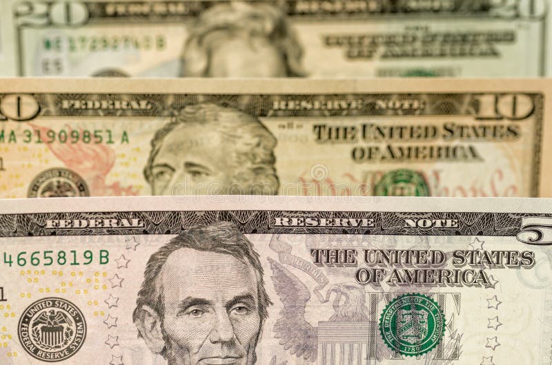 Various dollar bills stock photo. Image of american, heap - 49338176