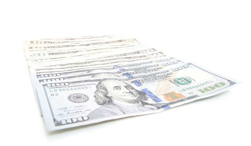 Various dollar notes stock photo. Image of money, white - 60152642