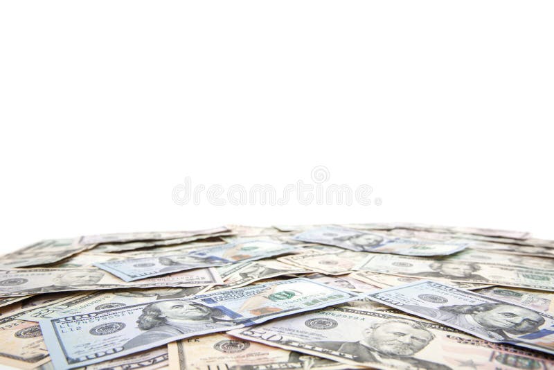Various Dollar Notes Background Stock Image - Image of income, dollar ...
