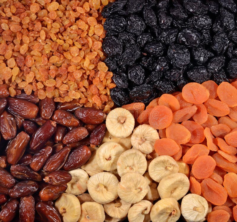 Dried fruits stock image. Image of harvest, sweet, raisin - 1517475