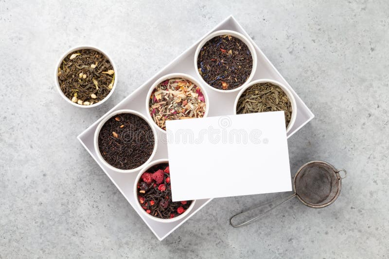 Various dried tea stock image. Image of nature, dried - 252416365