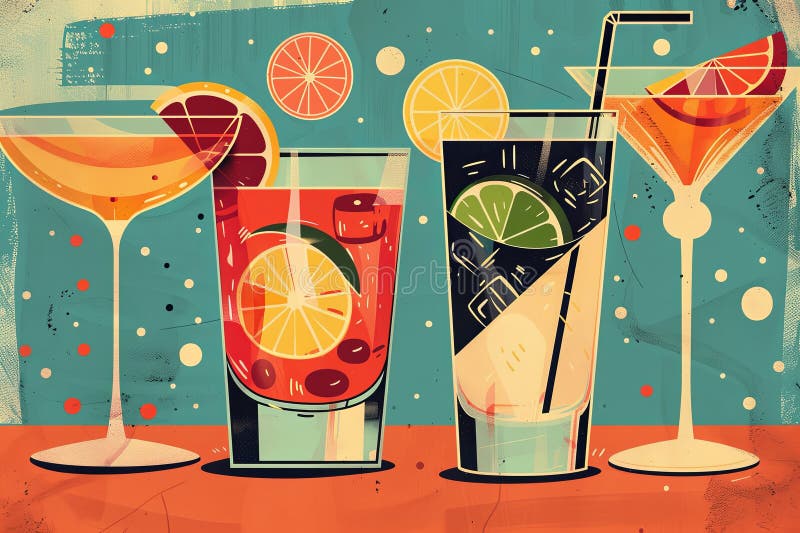 Various Drinks, Including Soft Drinks and Fruit Juices, are Placed on a ...