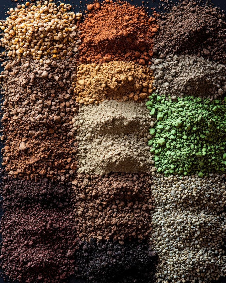 Diverse Earth Tones: a Collection of Granular Textures and Powders ...