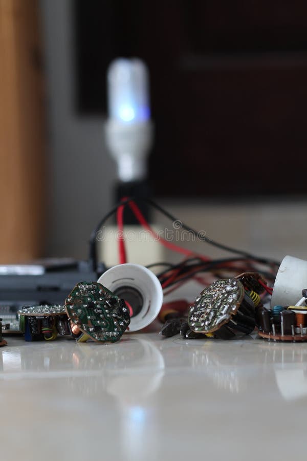 Various Electrical Devices, Version 3 Stock Photo - Image of current ...