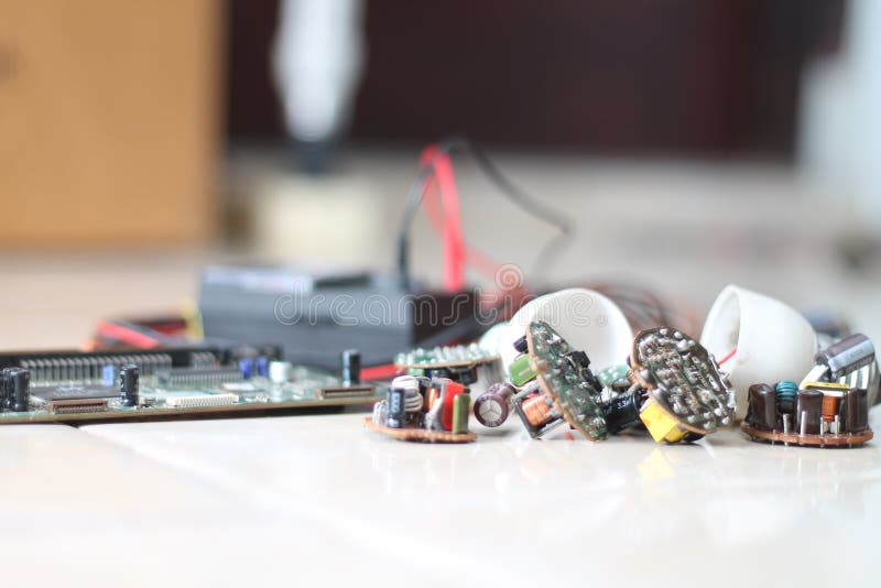 Various Electrical Devices, Version 8 Stock Image - Image of clean ...