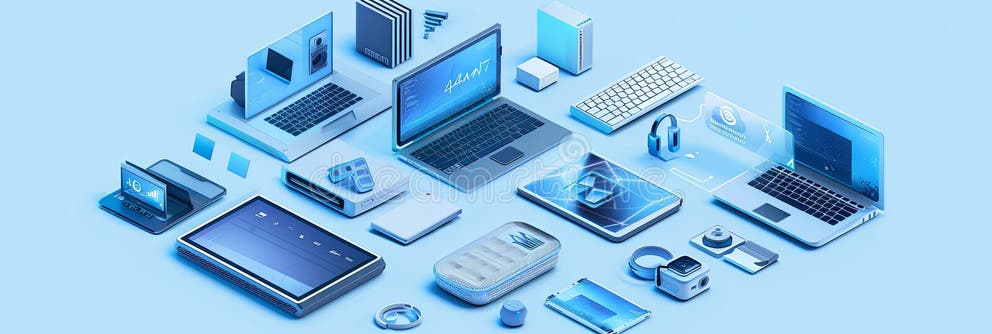 Various Electronic Devices Like Computers, Laptops, and Liaisons are ...