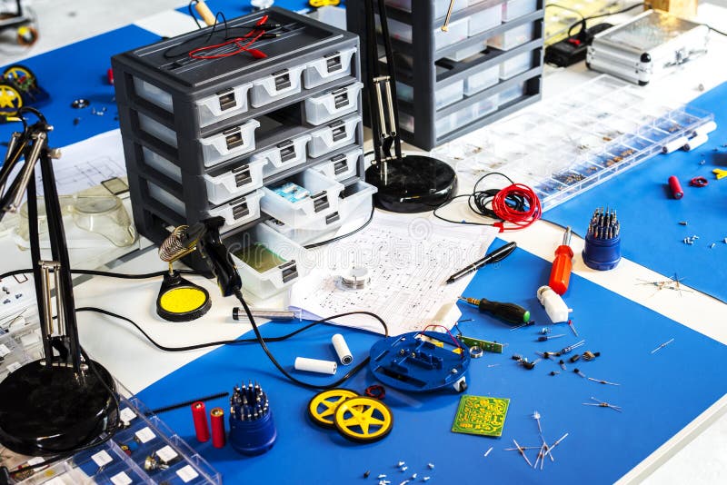 Electronic tools image stock image. Image of component - 155622315