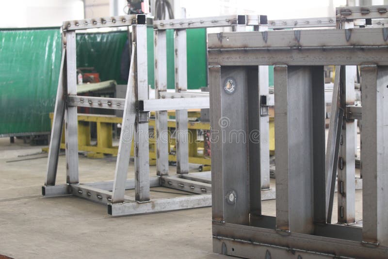 Various Elements of Metal Structures Stock Image - Image of ...