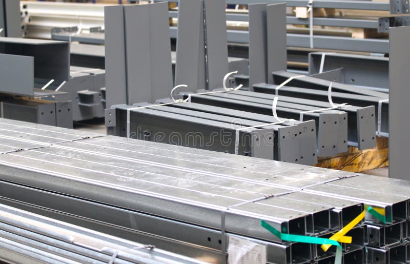 Various Elements of Metal Structures Stock Photo - Image of metal ...