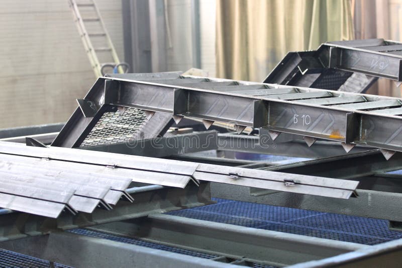 Various Elements of Metal Structures Stock Image - Image of ...