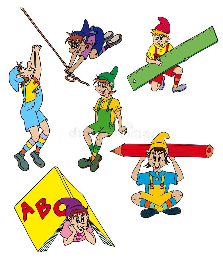 Various elves collection stock vector. Illustration of original - 24606968