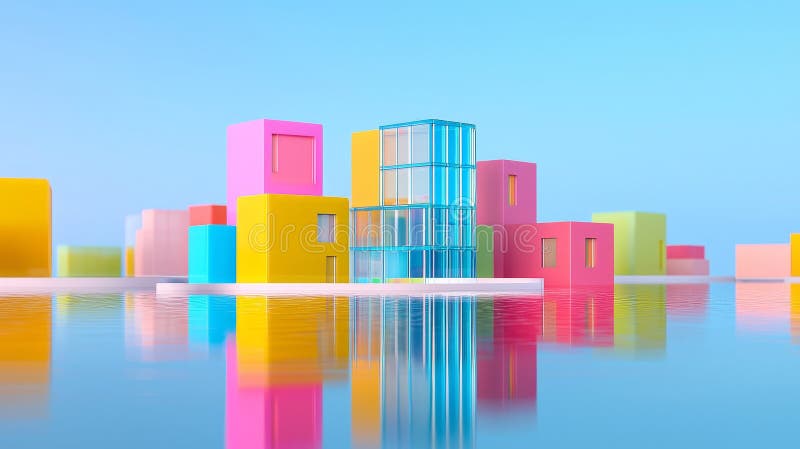 Various Exposures of Modern Abstract Glass Architectural Structures ...