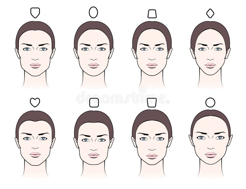 Various female faces stock vector. Illustration of portrait - 88221952