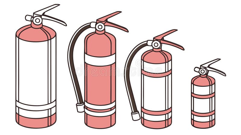 Vector Fire Extinguisher Different Types Stock Illustrations – 36 ...