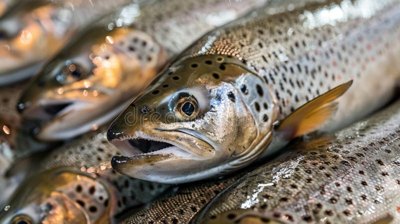 Many fish on table stock photo. Image of assorted, numerous - 314327224