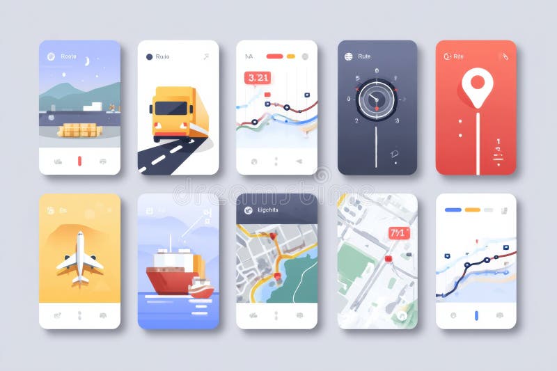 Various Flat Ui Kit Elements Stock Photos - Free & Royalty-Free Stock Photos from Dreamstime