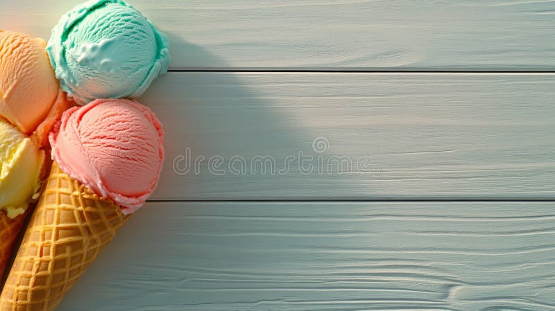 Various Flavors are Represented in this Colorful Array of Ice Cream ...