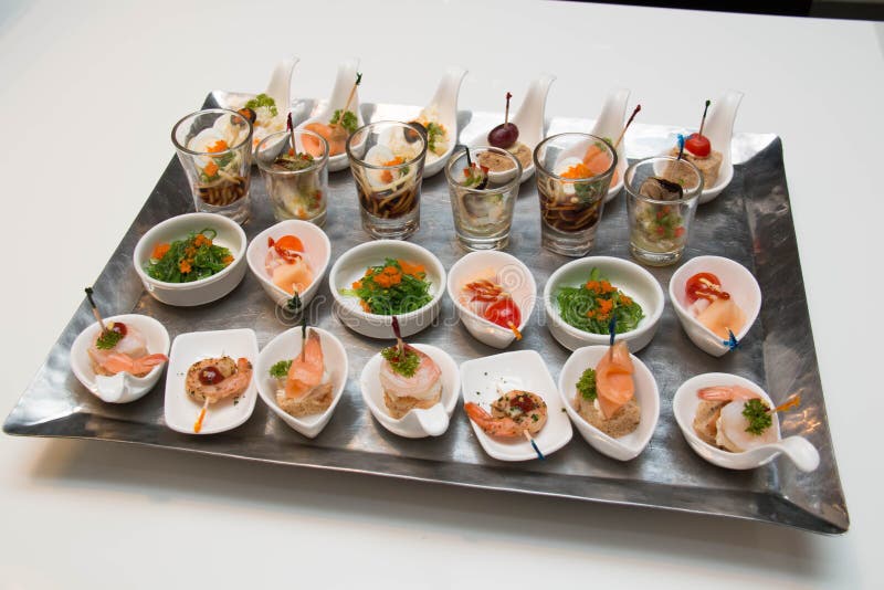 Various of Food Cocktail Menu Stock Image - Image of catering ...