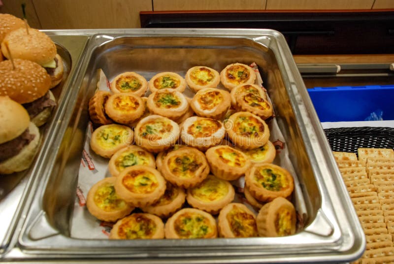 Various Food Displaying on the Table, the View of Catering Service ...