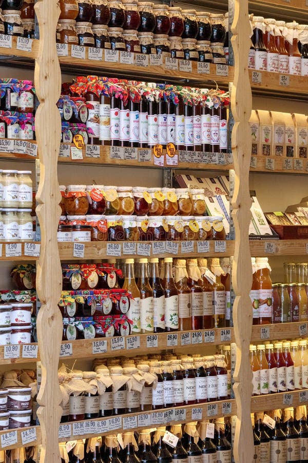 .Various Food Items are Stacked in Trays at the Market Editorial Stock ...