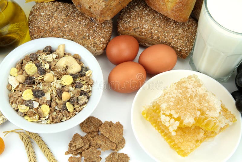 Various foods stock image. Image of vitamin, plate, health - 35260679