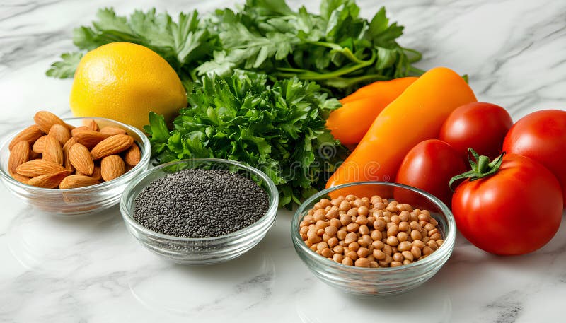 Nuts Seeds Nutrition Chart Stock Photos - Free & Royalty-Free Stock ...