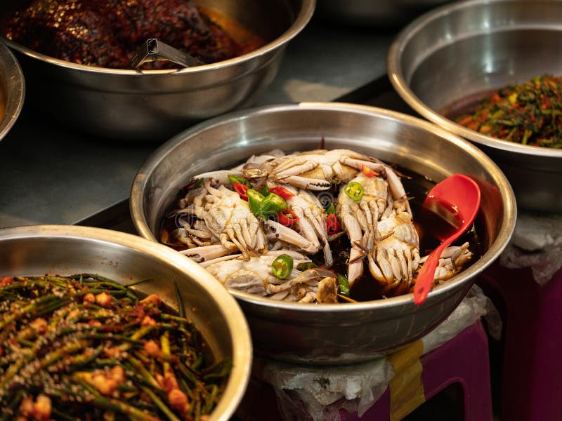 Various Foods in the Traditional Market Stock Photo - Image of sweet ...