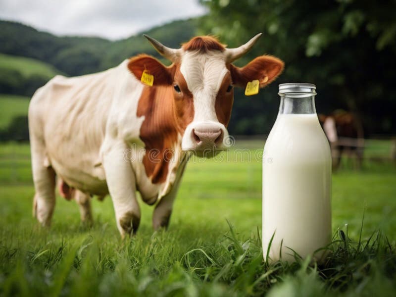 Various Fresh Dairy Products. Milk Background. Milky Wave. Milk Splash ...