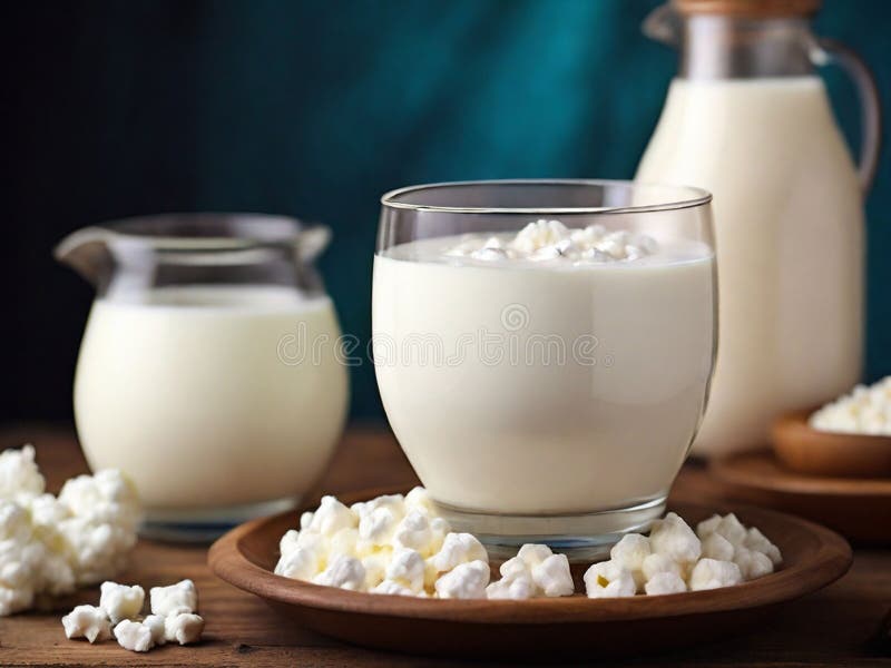 Various Fresh Dairy Products. Milk Background. Milky Wave. Milk Splash ...