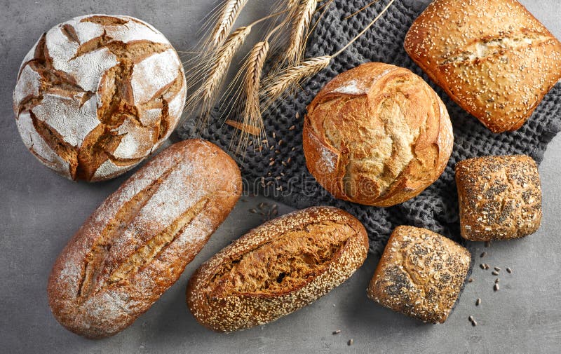 Various Freshly Baked Bread Stock Image - Image of dinner, bake: 125578227