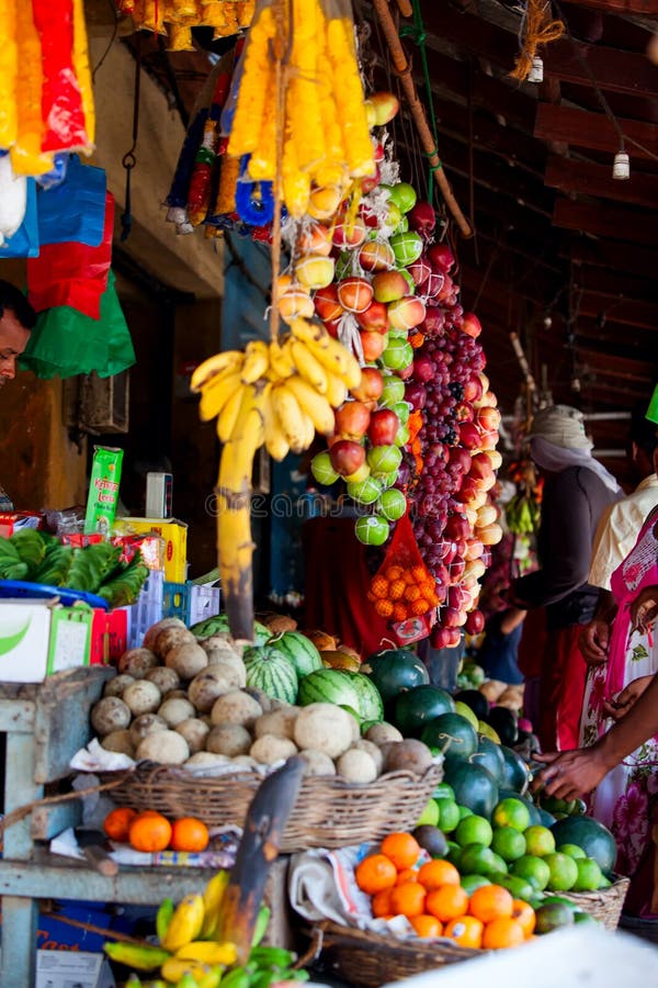 Various Fruits at Local Market in Sri Lanka Stock Image - Image of ...